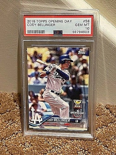 2018 Topps Opening Day Cody Bellinger PSA 10 RC CLEAN CASE | eBay