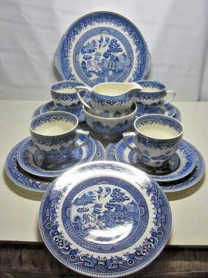 willow pattern pottery products for sale | eBay