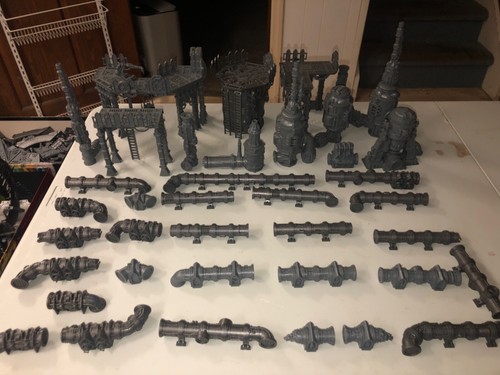 Warhammer 40k Terrain refinery pipes | eBay