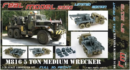 M816 6 ton Medium Wrecker AFV Club M54 1/35 Real Model 3Dprint RM35179 ...