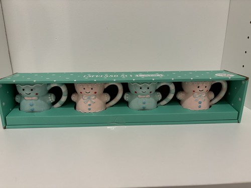 Lang Christmas Gingerbread / House Pastel Espresso Set Of 4 Ceramic ...