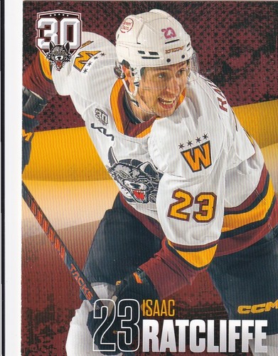 2023-24 Chicago Wolves Isaac Ratcliffe AHL Guelph Storm | eBay