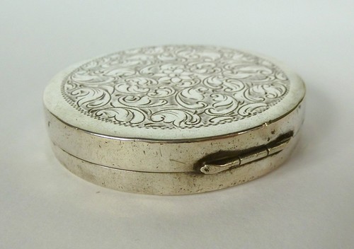 Silver Powder Box about 1900 | eBay