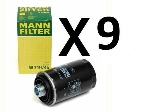 MANN-FILTER Engine Oil Filter for Audi + Volkswagen W719/45, Lot of 5 ...