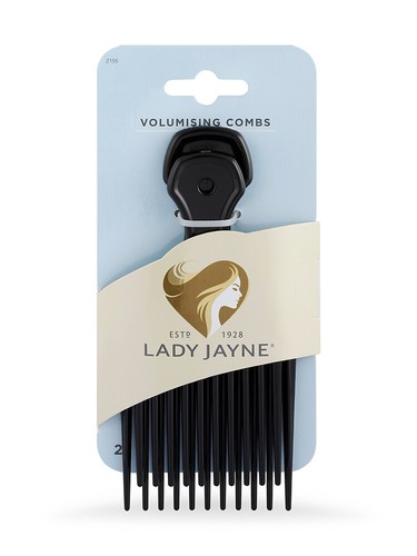 Lady Jayne Hair Volumising Combs 2 Pk For Curly Hair Provide Volume ...