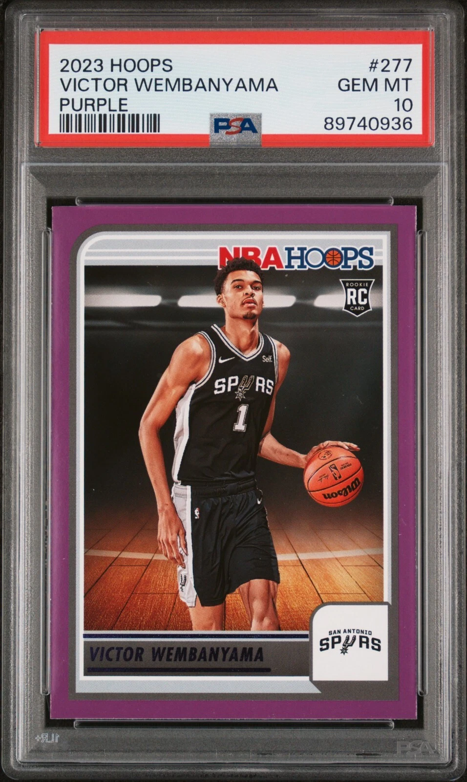Victor Wembanyama 2023 Hoops #277 Purple Price Guide - Sports Card Investor