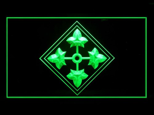 P605G 4 Infantry Ivy Division US Army For Display Light Neon Sign | eBay