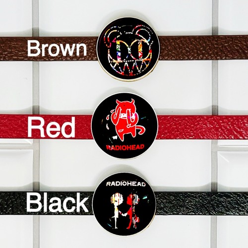 RADIOHEAD MEMORABILIA ROCK BAND 🇺🇸 THREE COLOR BRACELETS ALBUM COVER | eBay
