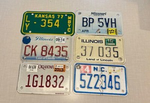 Collectible Motorcycle License Plates for sale | eBay