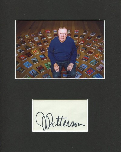 James Patterson Alex Cross Mystery Author Rare Signed Autograph Photo ...