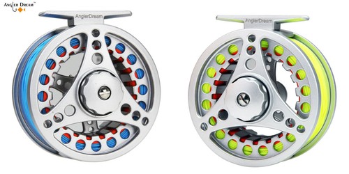 Fly Fishing Reel 1/2 3/4 5/6 7/8WT Aluminum Large Arbor Fly Reel Fly ...