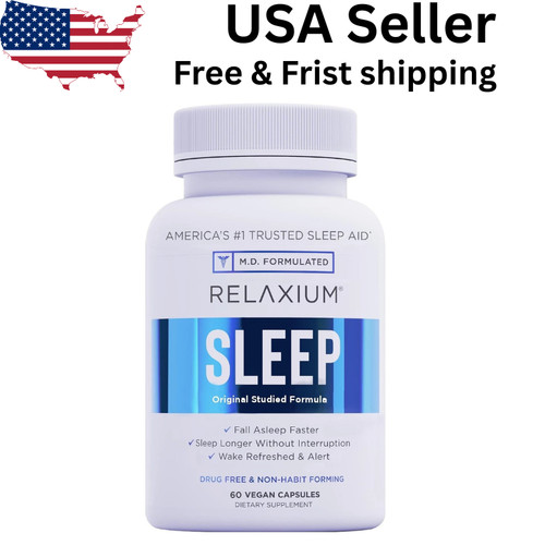 Relaxium Sleep Aid 30-Day Supply | Dietary Supplement with Magnesium for Better | eBay