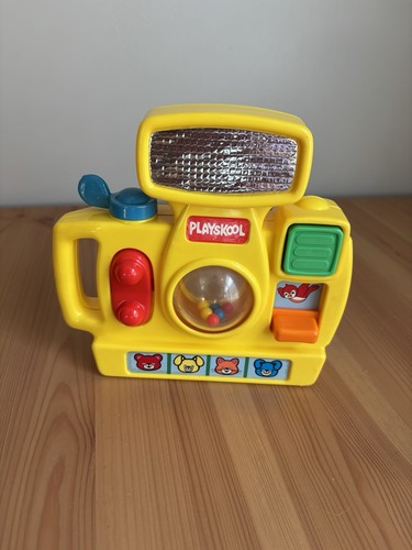 Vintage 1989 PLAYSKOOL Baby Busy Yellow Chunky Camera Toy Cute! | eBay