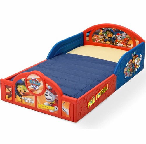 Toddler Bed Paw Patrol Plastic Nick Jr Children Delta Kids Bedroom ...