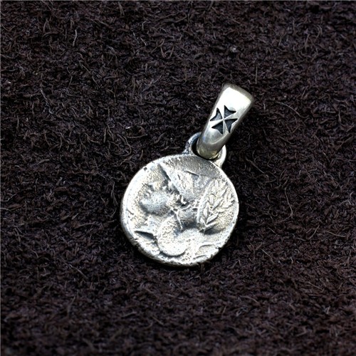 Ancient Greek Coin Pendant 925 Silver Handmade Athena Goddess ...