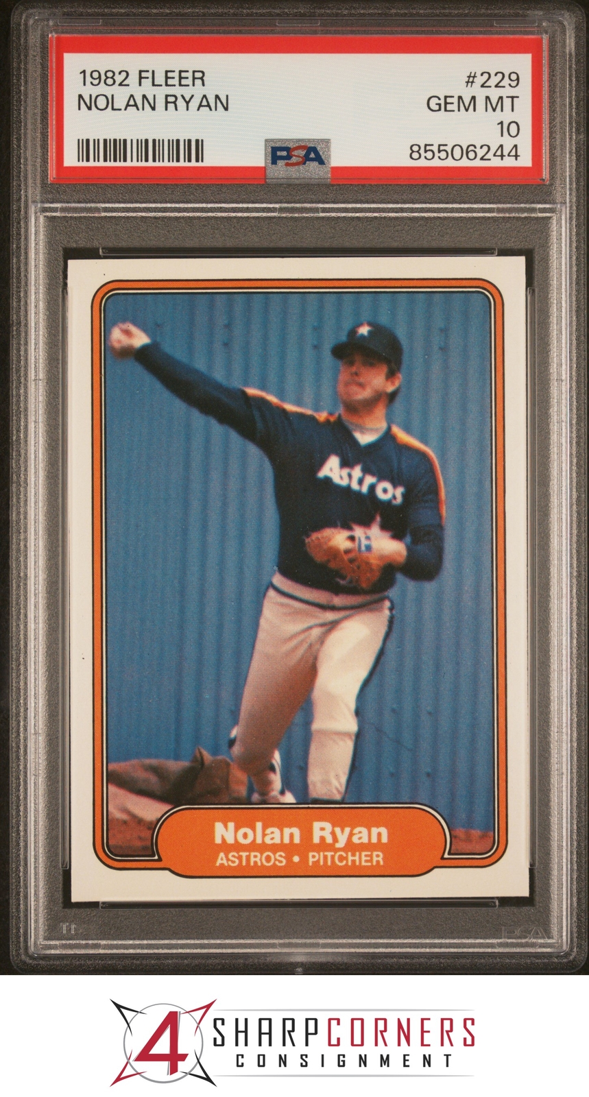 Nolan Ryan 1982 Fleer #229 Base PSA 10 Price Guide - Sports Card Investor