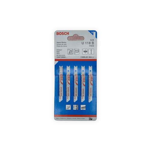 2-3/4" 14TPI HSS Universal Shank Jigsaw Blade 5pk Bosch U118B | eBay