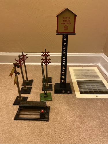 Vintage Marx Radio Train Control Station No. 7 Tower & Six Extra ...