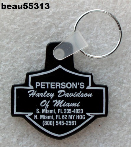 ⭐PETERSONS MIAMI FLORIDA HARLEY DAVIDSON DEALER KEY CHAIN FOB | eBay