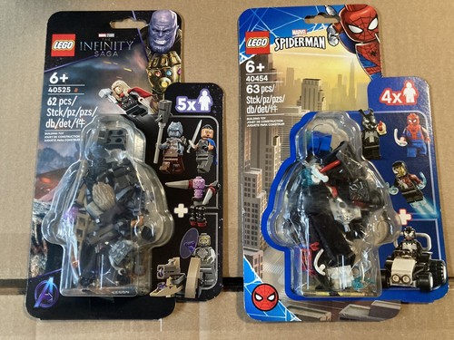LEGO 40454 Spider-Man vs Venom & Iron Venom, & 40525 Endgame Battle New ...