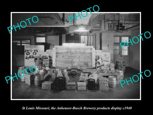 OLD 8x6 HISTORIC PHOTO OF St LOUIS MISSOURI ANHEUSER BUSCH BEER ...