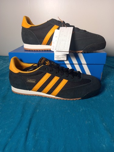 Adidas R71 Dragon Mens Shoes Trainers UK Size 7.5 JQ2575 Black - Yellow ...