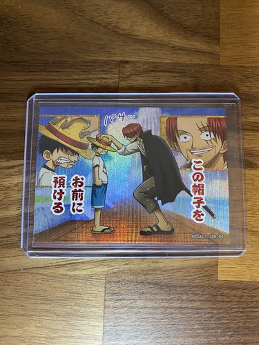 One Piece Luffy & Shanks SGR 98/199 Serial Card | eBay