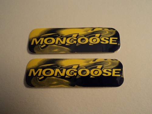 Lot Of 2 Original Vintage Mongoose Bmx Bicycle Frame Fork Racing Decals ...