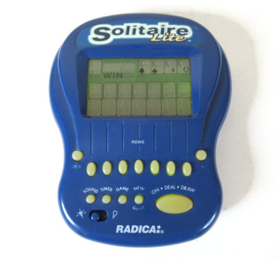 Solitaire Lite Electronic Radica (1997) Retro Handheld Games