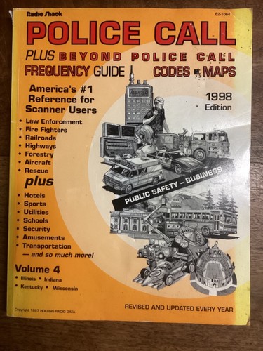 Radio Shack Police Call 1998 Volume 4 (IL, IN, KY, WI) | eBay