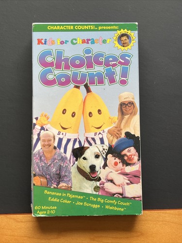 Kids for Character: Choices Count! VHS 1997 Children’s Education ...