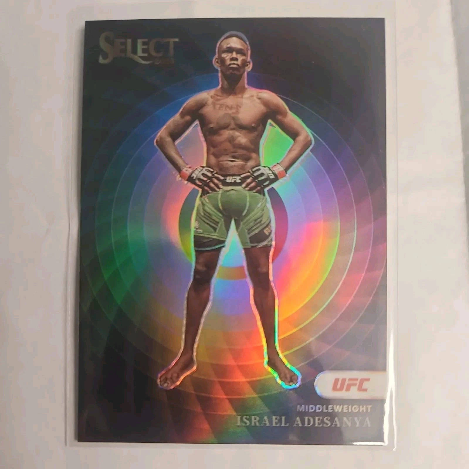 Israel Adesanya 2023 Select UFC #2 Color Wheel /(SSP) RAW Price Guide ...