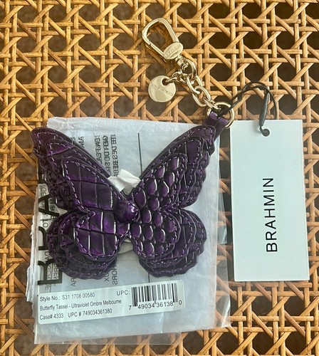 BRAHMIN Butterfly Ultraviolet Melbourne ombre purple for sale online | eBay