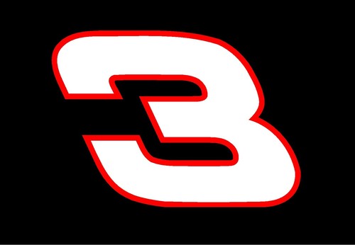 DALE EARNHARDT Sr # 3 Truck car window Vinyl Decal Sticker nascar 24" H ...