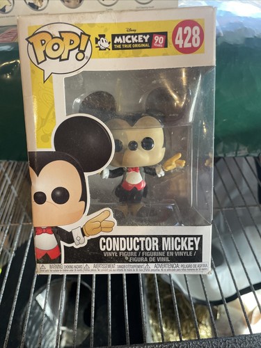 FUNKO POP! DISNEY ~ CONDUCTOR MICKEY 428 ~ MICKEY MOUSE 90TH ~ 2018 ...