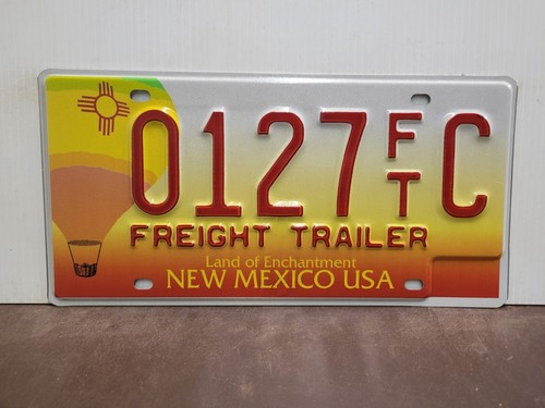 2005 New Mexico FREIGHT TRAILER License Plate Tag original | eBay