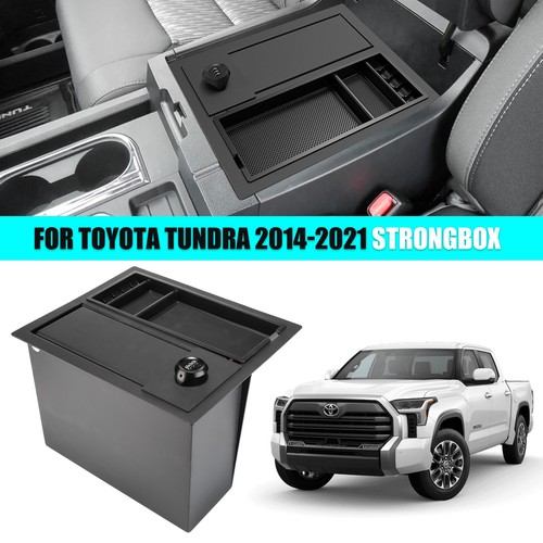 Hidden Car Gun Center Console 3-Digit Lock Safe Box For 2014-2021 ...