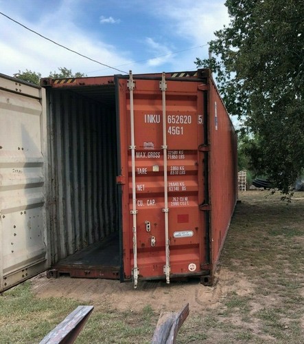Used 40' High Cube Steel Storage Container Shipping Cargo Conex Seabox ...