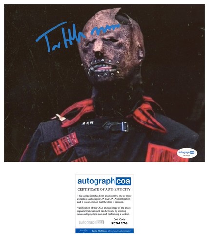 TORTILLA MAN / MICHAEL PFAFF SIGNED SLIPKNOT 8x10 PHOTO - ACOA COA | eBay