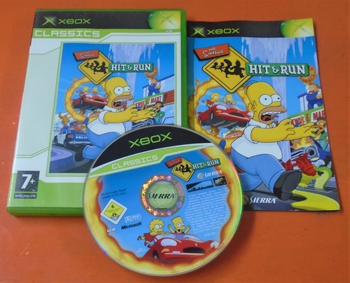 ** The Simpsons Hit & Run (Microsoft Original Xbox Game) PAL UK | eBay