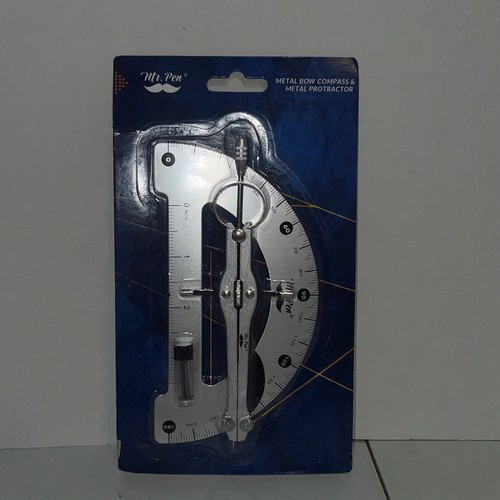 Mr. Pen- Metal Protractor and Compass Set, for Geometry,... | eBay