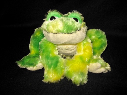 Ganz Webkinz 11” Tie Dye Green Frog HM162 Floppy Plush Stuffed Animal ...