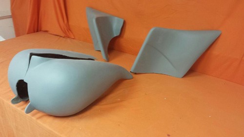 Harley Davidson Stretched Custom Tank Shrouds + Stretched Side Covers ...