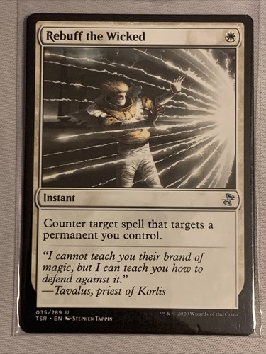 MTG Rebuff the Wicked Time Spiral Remastered 035/289 Regular Uncommon ...