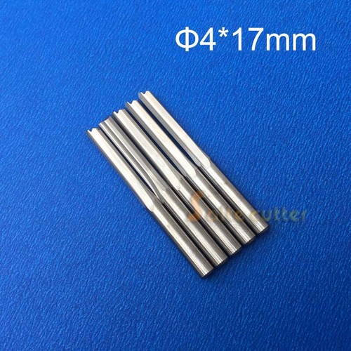 10pcs double flute straight slot CNC router wood bits cutting bit SHK ...