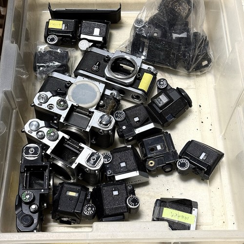 Lot of Nikon F2 Camera Bodies And Prisms for Parts & Repair | eBay