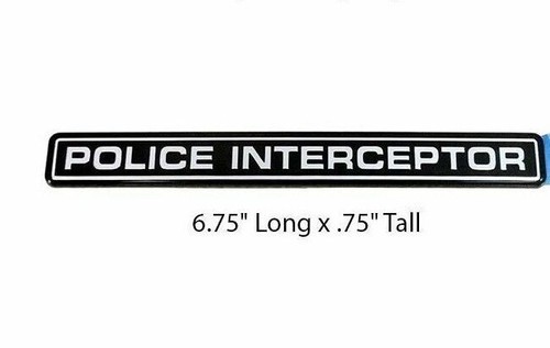 FORD INTERCEPTOR EMBLEM EXPLORER SSP MUSTANG CROWN VICTORIA TAURUS | eBay