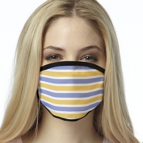 Designer Stripe FACE MASK Washable Reusable Unisex Face Cover Cloth USA ...