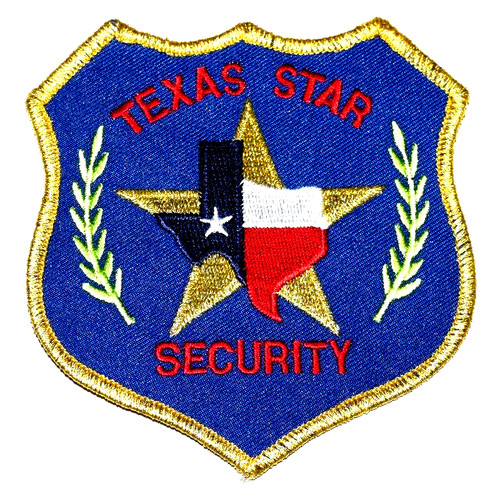 TEXAS STAR SECURITY WACO TEXAS TX Sheriff Police Patch LONE STAR STATE ...