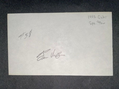 1996 ANGELS: Ben Van Ryn, SIGNED 3x5 | eBay